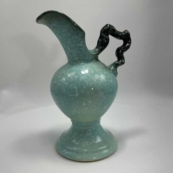 hull | Accents | Vintage Hull Usa W6 6 2 Royal Woodland Blue Speckled ...